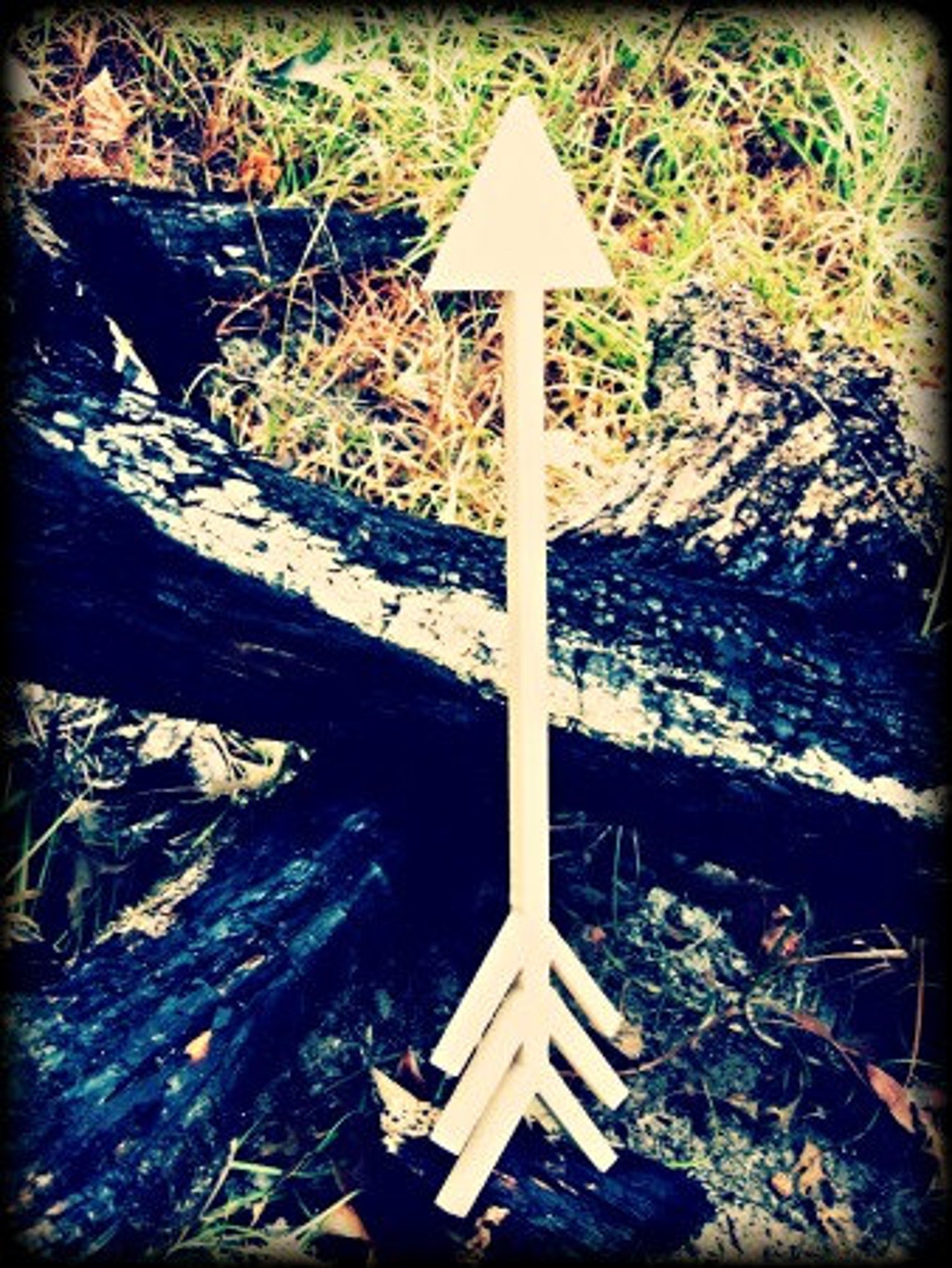 Arrow 2 Unfinished Hunting Arrow Wooden Craft Shape Do It | Etsy