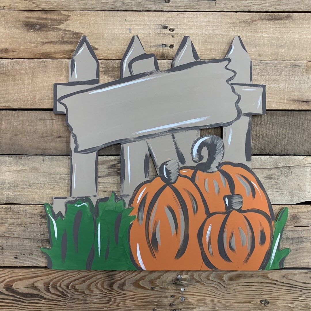 DIY Pumpkin Patch MDF Wood Cutout: Fall Thanksgiving Decor - Etsy