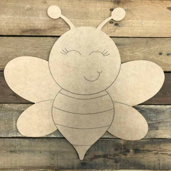 Bee Wood Cutout - Etsy