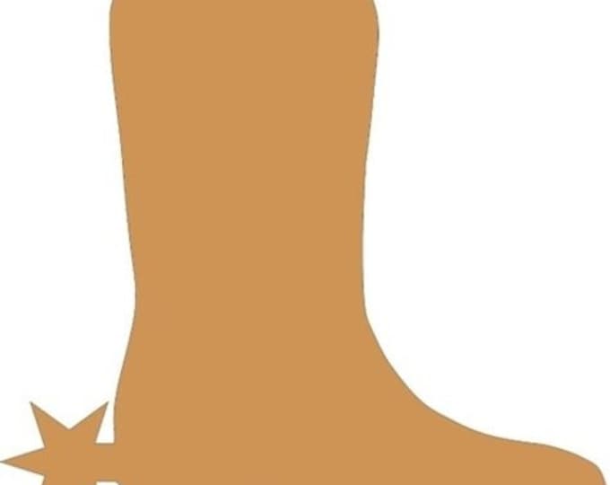 Cowboy Boot, Cowboy Boot Door Hanger, Unfinished Boot Craft Shape, DIY ...