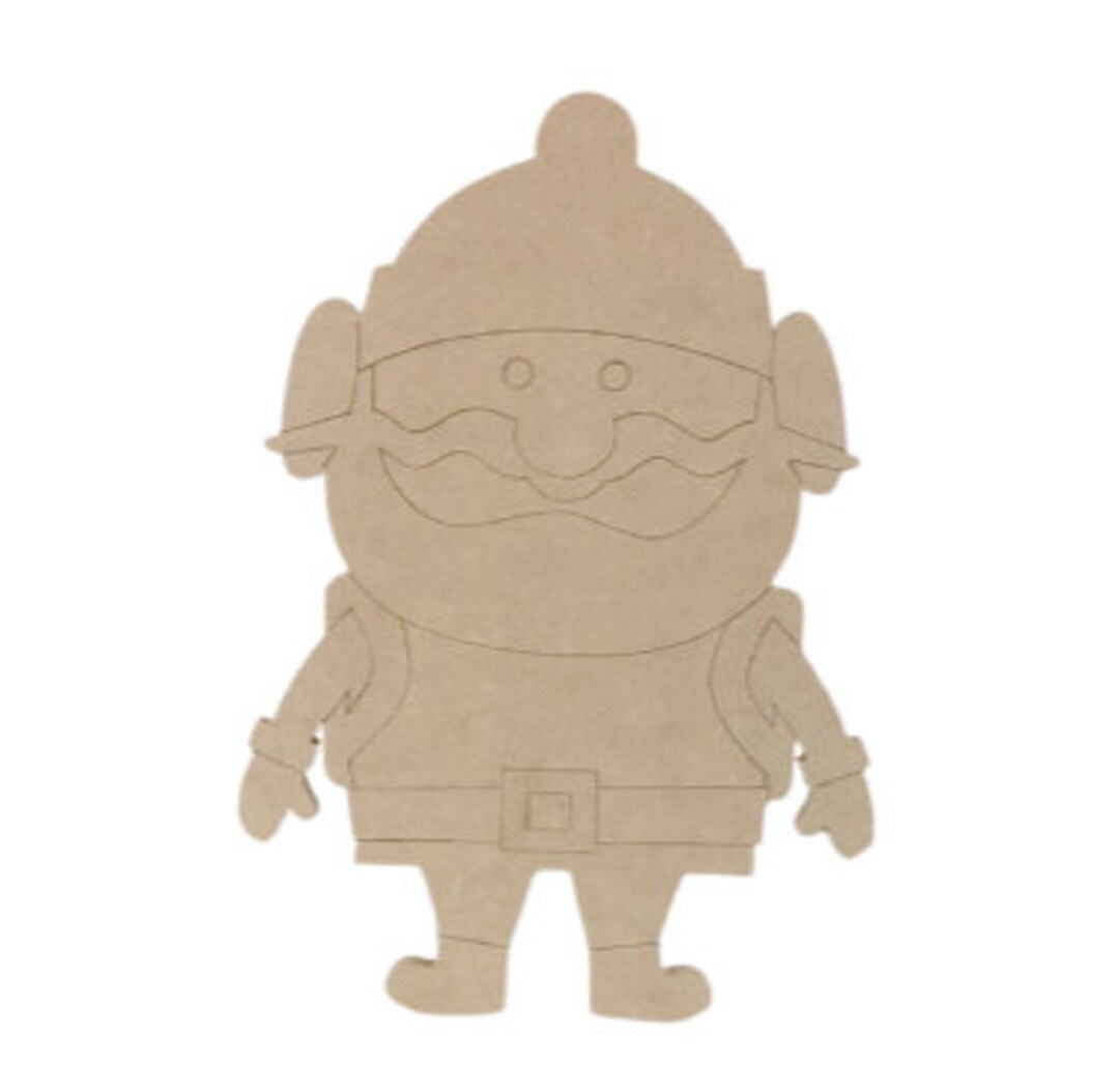 Yukon Explorer, Paint by Line Christmas Shape, Unfinished MDF Craft ...