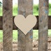 HEART Craft Wooden Unfinished, Shape, DIY, Valentine Heart Cutout ...