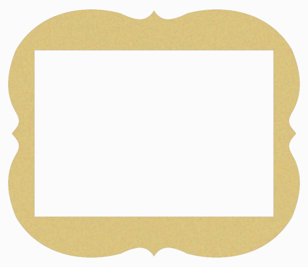 Fancy Unfinished Wooden Photo Frame, Picture Frame, Border, Jennifer ...