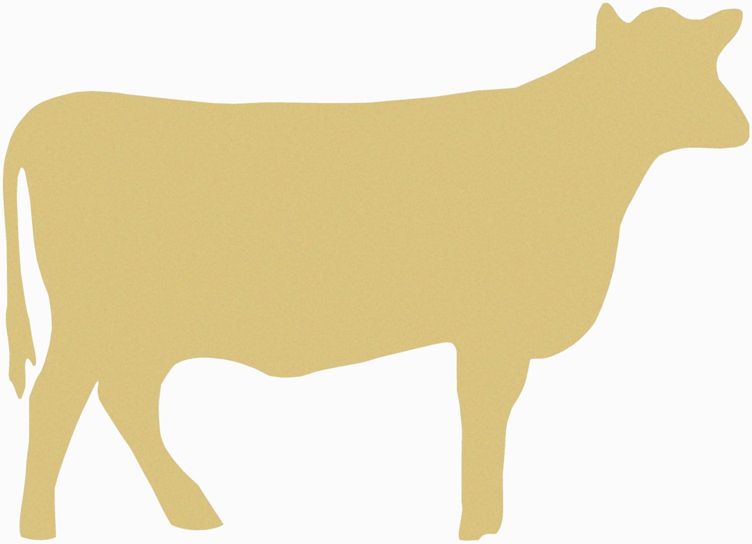 Unfinished Cow Shape: MDF Farm Animal Craft Cutout - Etsy