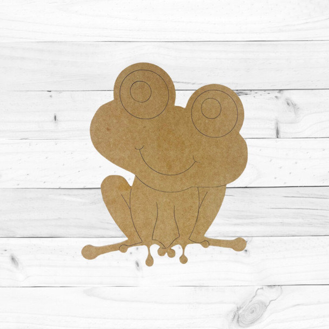Nancy's Froggy, MDF Wooden Craft, Unfinished Craft - Etsy