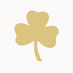 3-LEAF CLOVER Unfinished Wooden Craft Shape, Do It Yourself, Shamrock ...