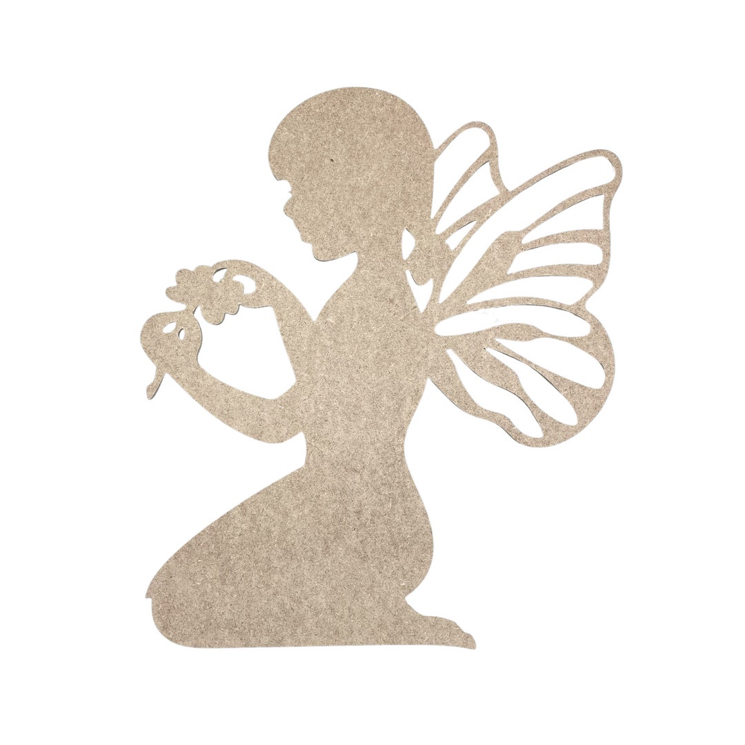 Flower Fairy Wood Cutout: DIY Craft Shape, Fall Decor - Etsy