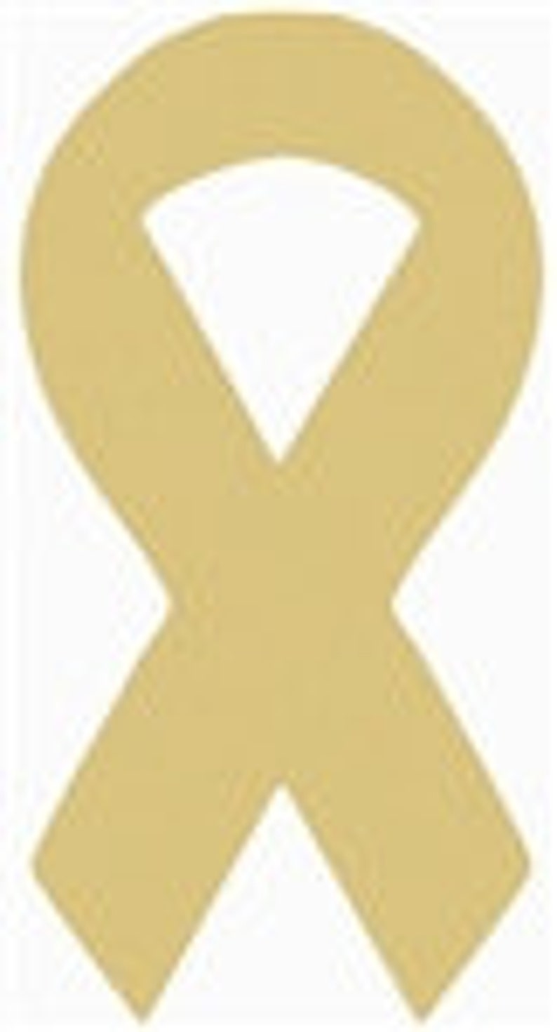 Awareness Ribbon Shape Craft Wooden Unfinished Large Shape - Etsy