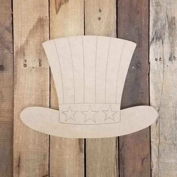 Uncle Sam Top Hat - Etsy