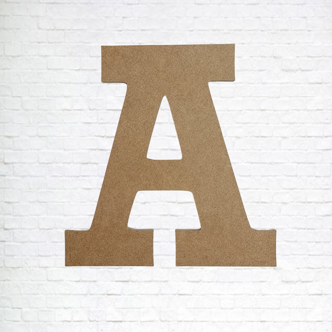 Unfinished Wooden Rockwell Letter, Paintable Letter, Buy This Wooden ...