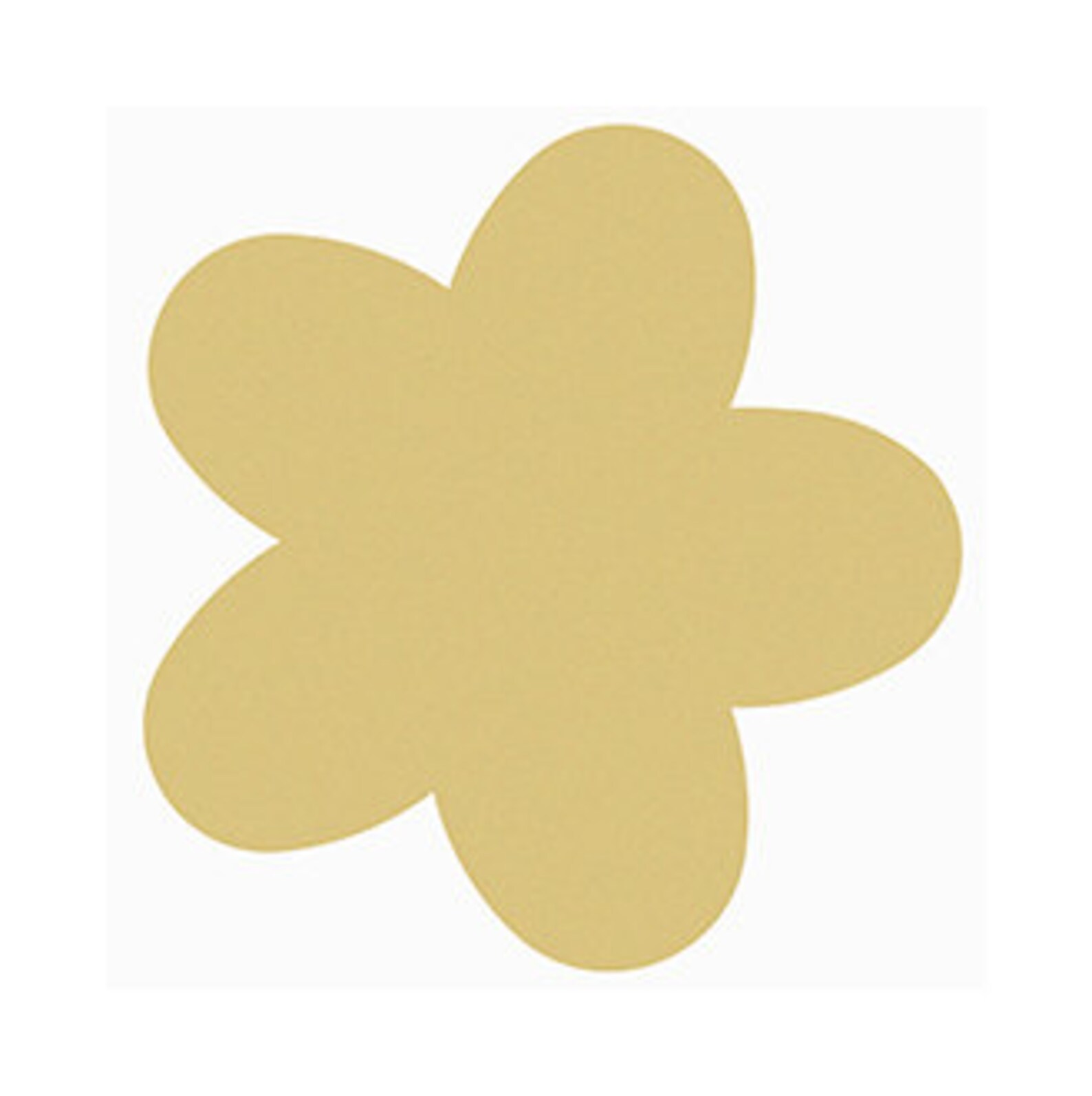 Simple Basic Flower With Petals Garden Flowerbed DIY Art - Etsy