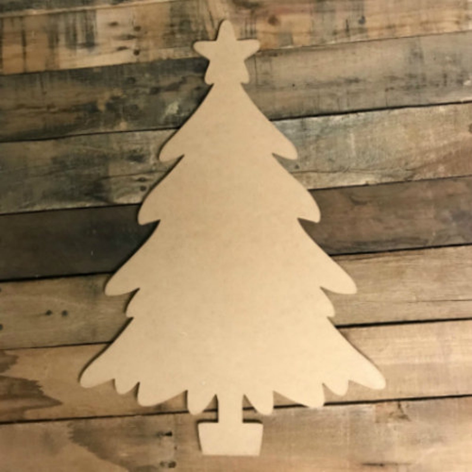 Wooden Christmas Tree Cutout Christmas Cutout Christmas - Etsy