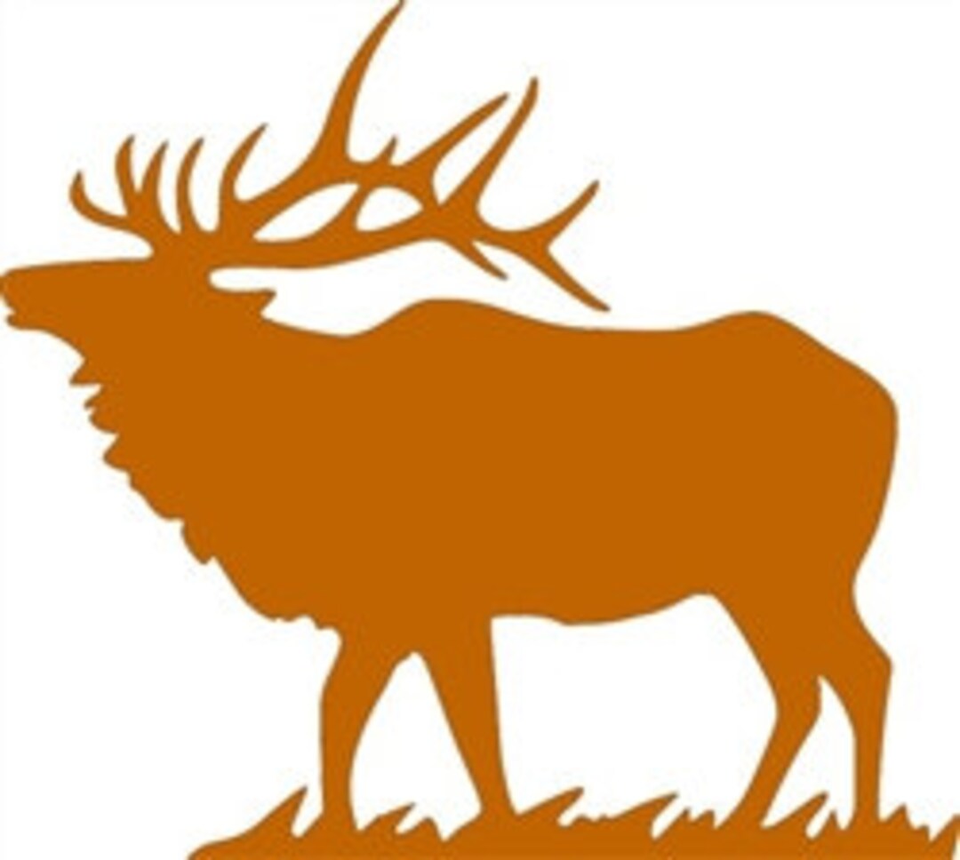 ELK Unfinished Wooden Craft Shape, Do It Yourself, Wooden Elk Cutout ...