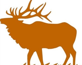 Elk Wooden Cutout - Etsy