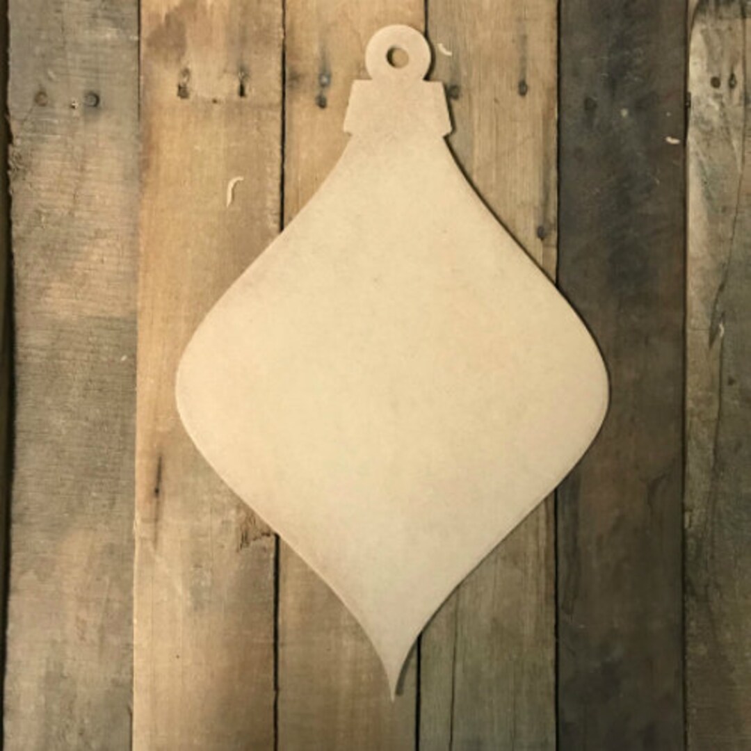 Wooden Ornament Cutout, Christmas Cutout, Christmas Holiday Shape, Wood ...