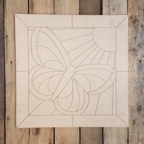 Butterfly Mosaic - Etsy