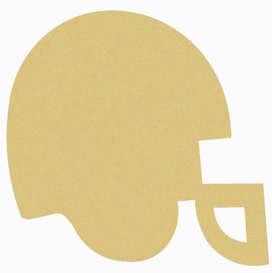 FOOTBALL HELMET Unfinished Wooden Craft Shape, Do It Yourself, DIY ...