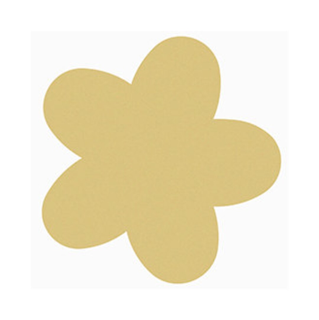 FLOWER Unfinished Wooden Craft Shape, Children's Plain Flower Craft ...