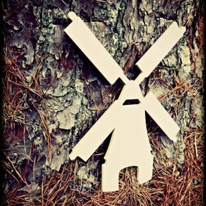 Windmill Unfinished Wooden Craft Shape, Do It Yourself, DIY, Country ...