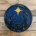 Nativity Scene Decorative Circle, Unfinished Wall Art, DIY Paintable ...