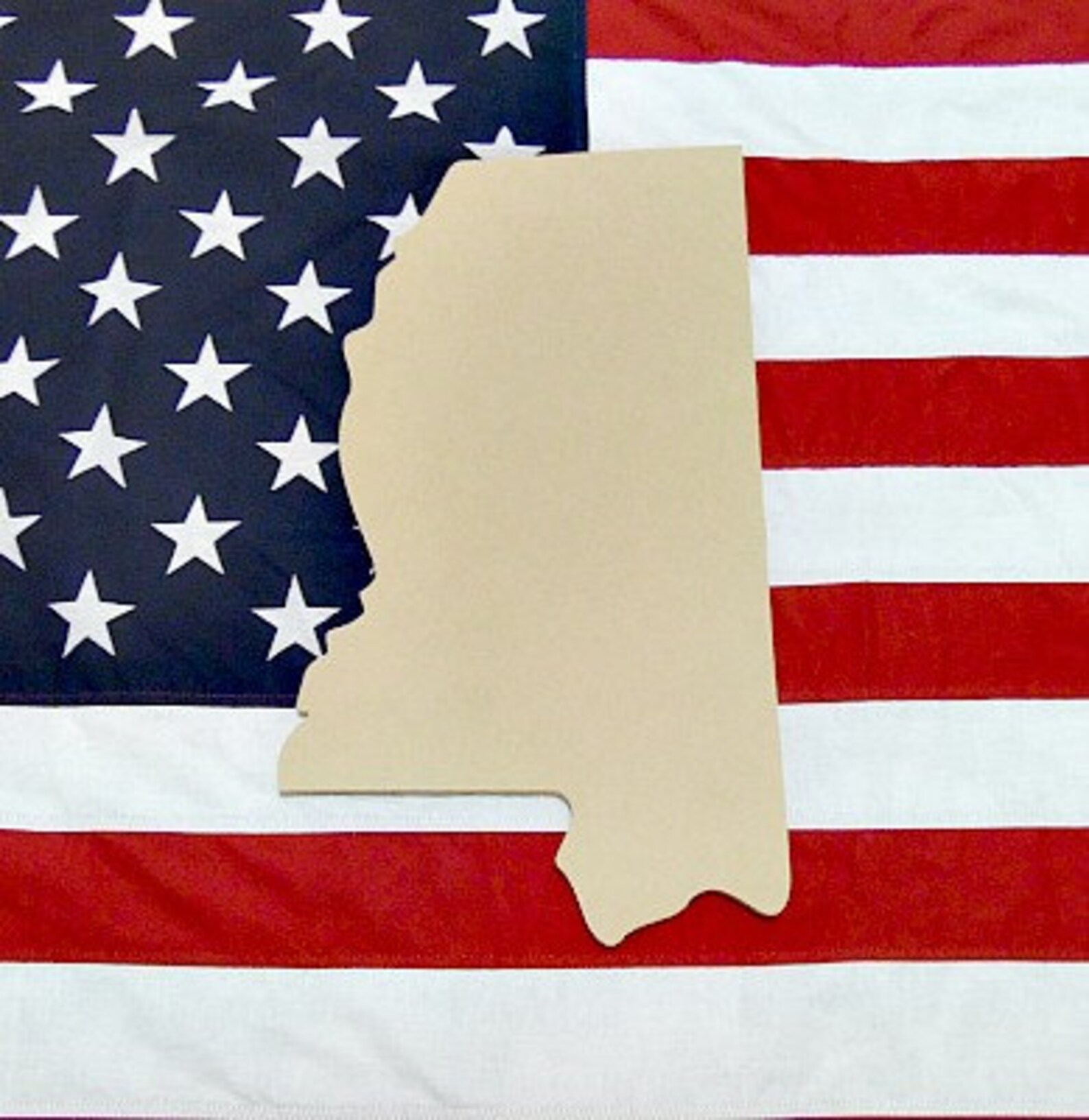 Mississippi Unfinished Wooden State Craft Decorable Shape, Any State ...