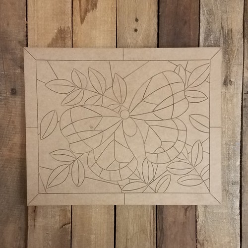 Rectangle Geometric Art Wall Hanger Unfinished Wall Art DIY - Etsy