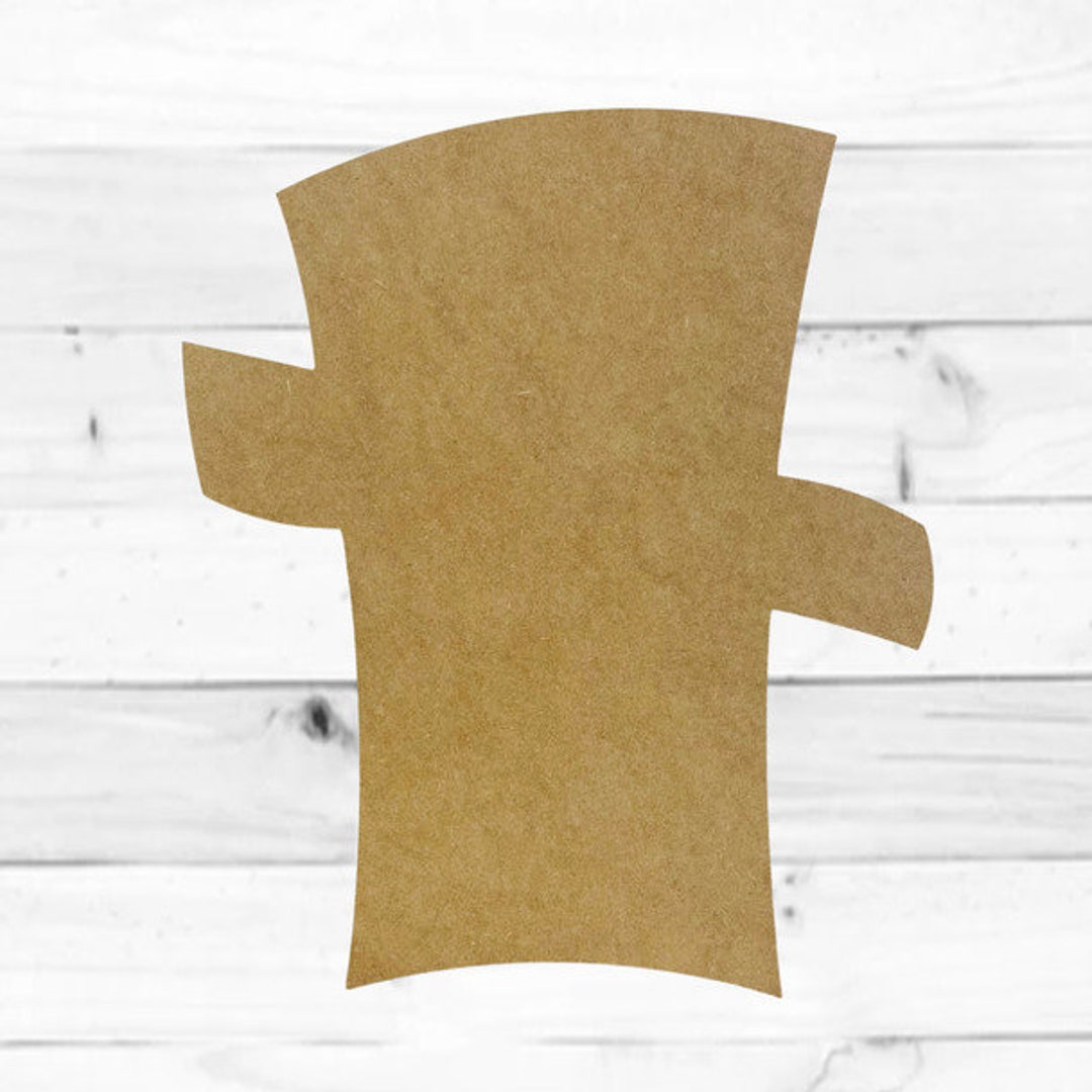 Reversible Santa & Scarecrow Head: Unfinished MDF Craft Shape - Etsy