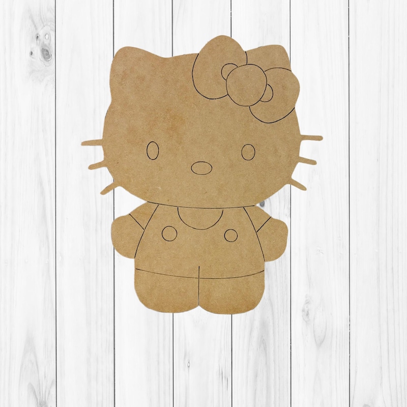 Hello Kittys Cutouts - Etsy