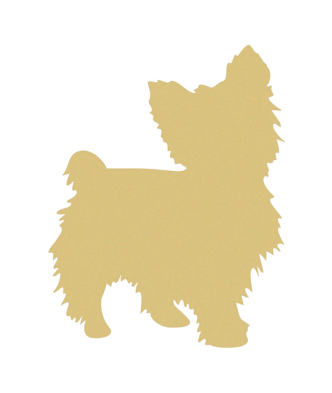 Yorkie Puppy Wooden Craft Shape: DIY Pet Cutout - Etsy