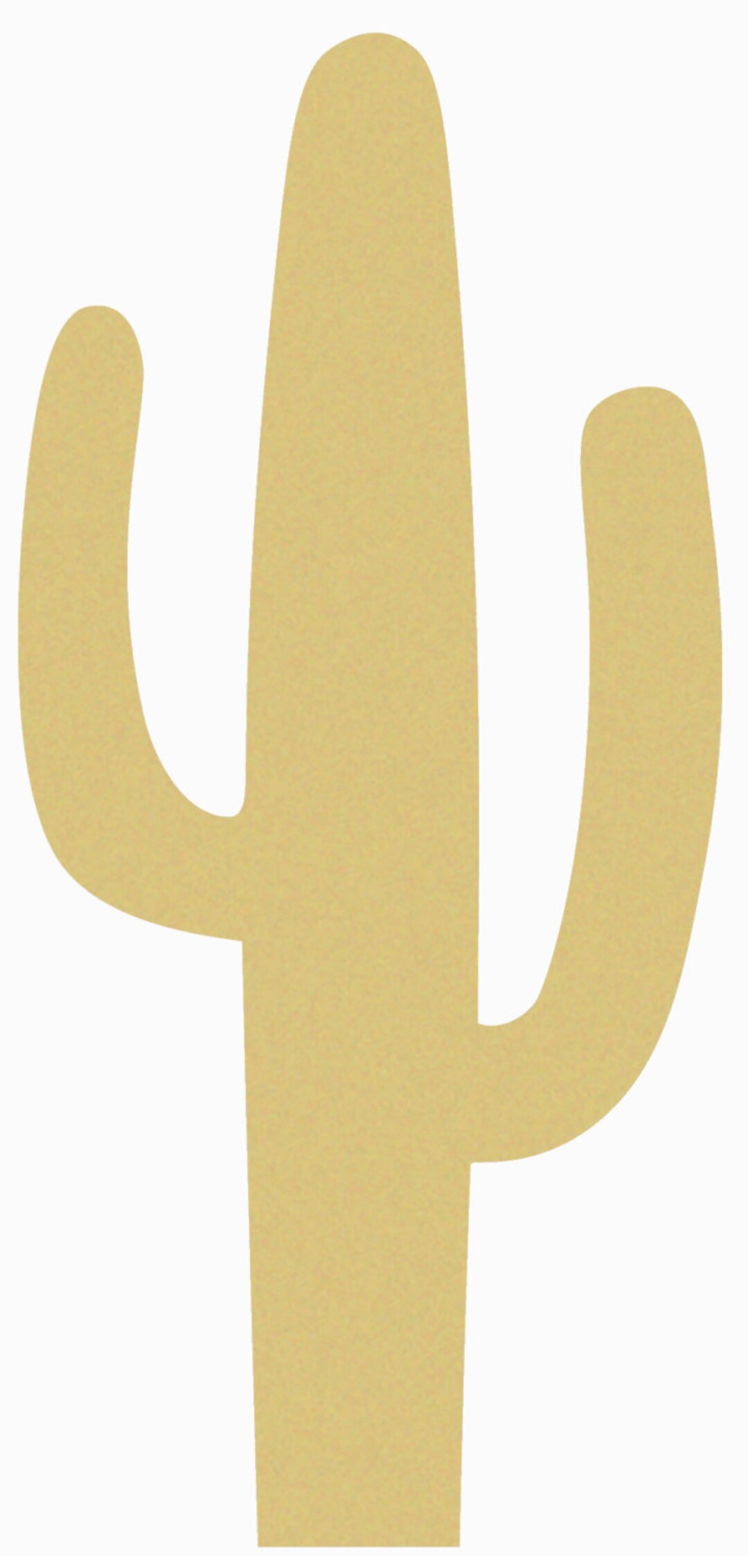 Cactus Unfinished Wooden Craft Shape, Do It Yourself, Desert Plant ...