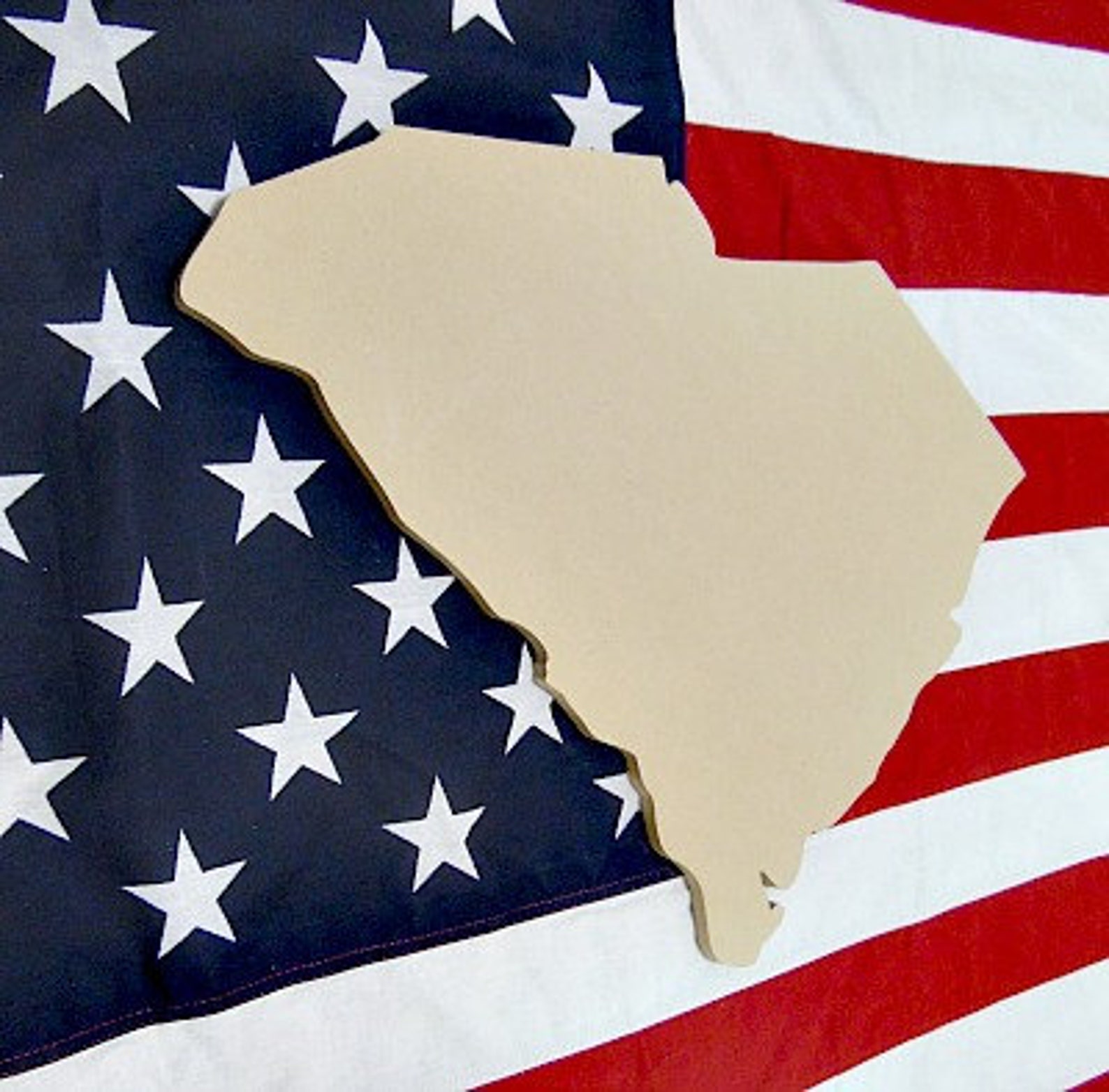 South Carolina Unfinished Wooden State Craft Decorable Shape, Any State ...