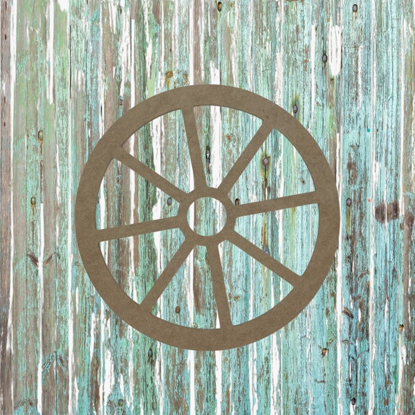 Unfinished Wood Wagon Wheel - Etsy