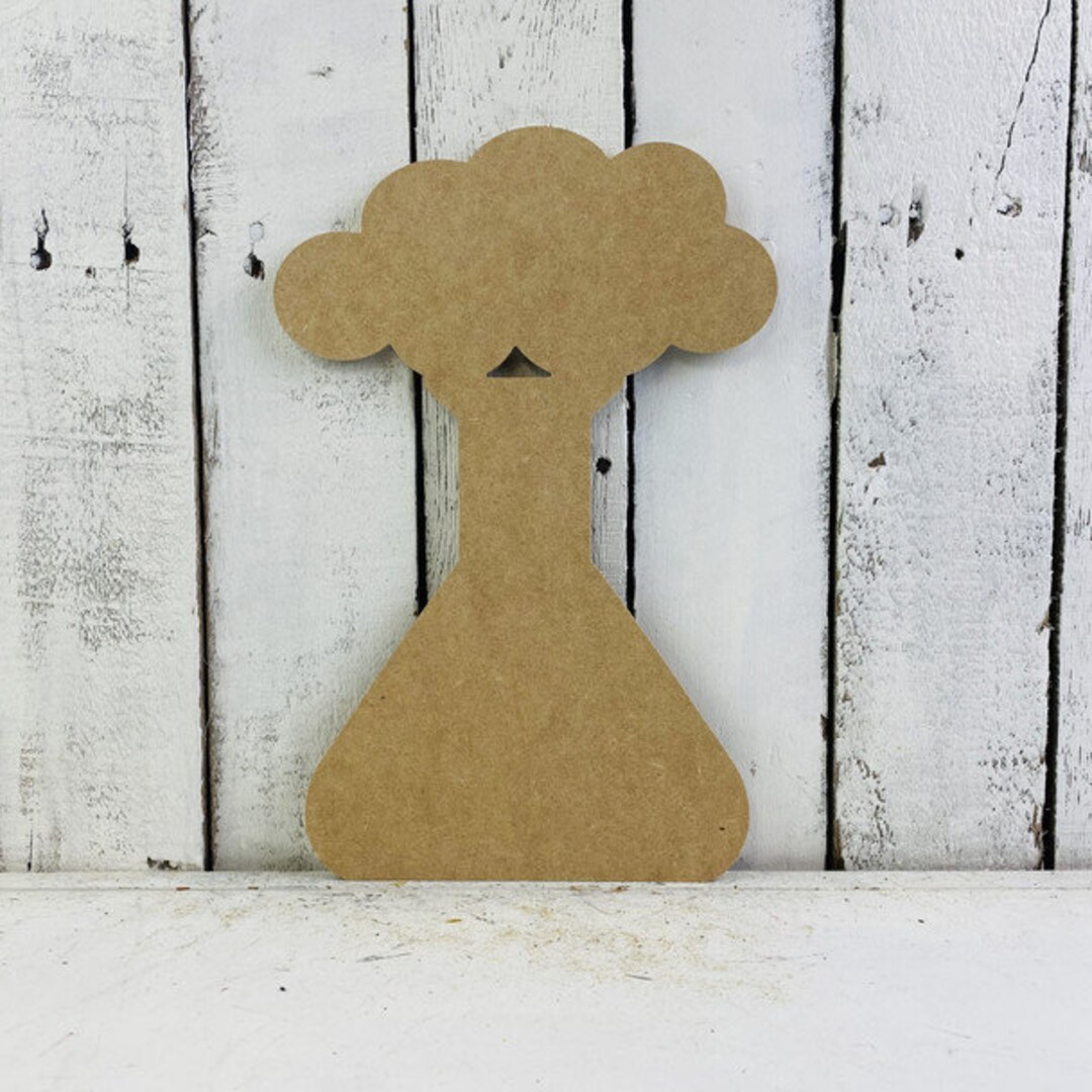 Beaker Science Shape MDF Wooden Craft Unfinished Craft - Etsy