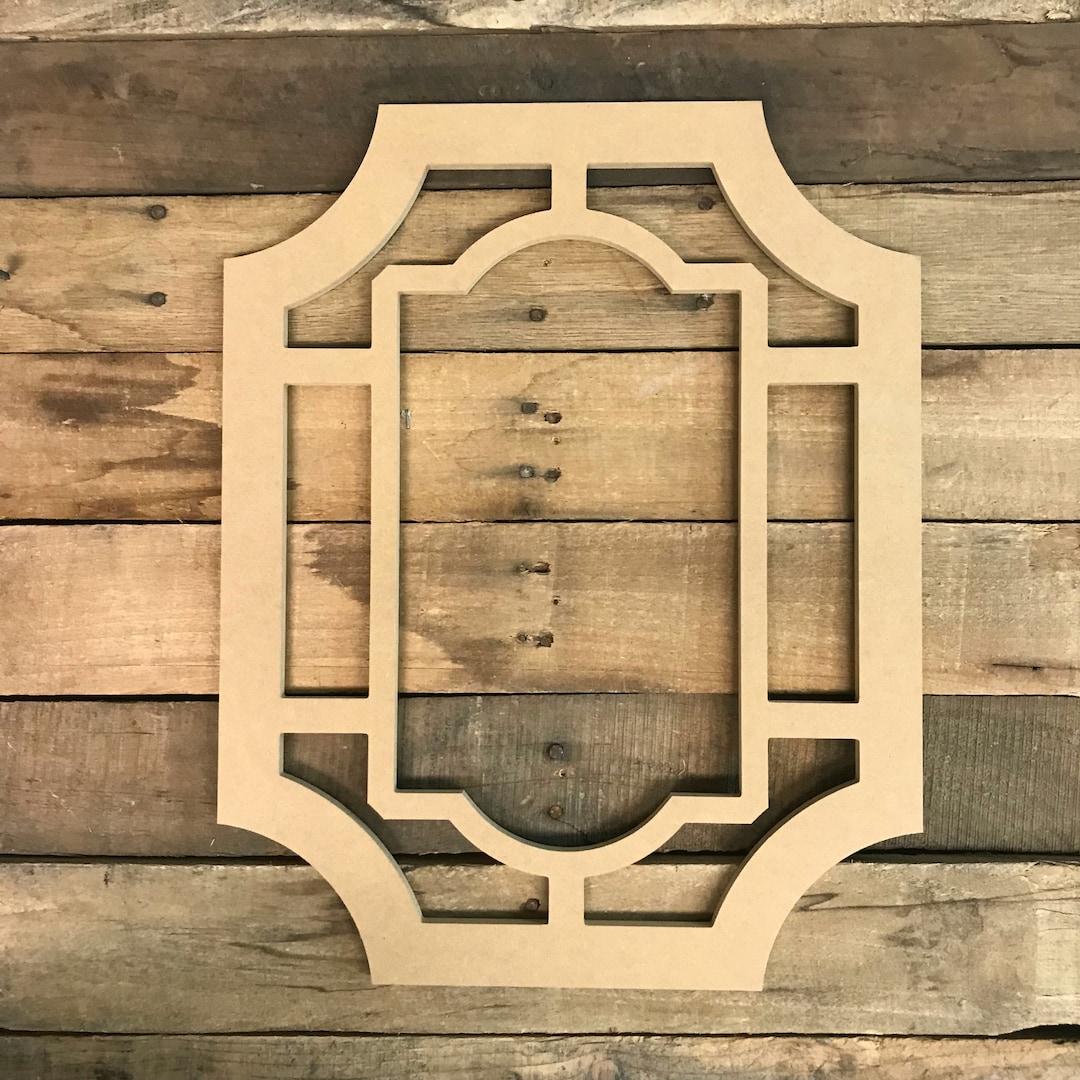 Wooden Cathedral Window Wall Decor, Unfinished Wood Arch Wall Craft ...