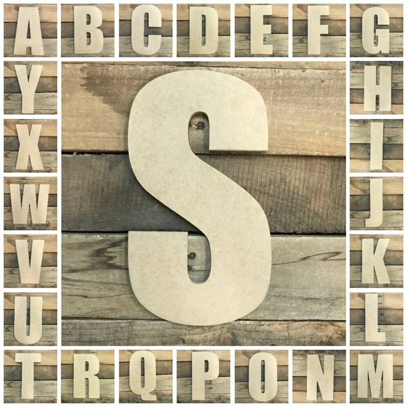 Wood Block Letters - Etsy