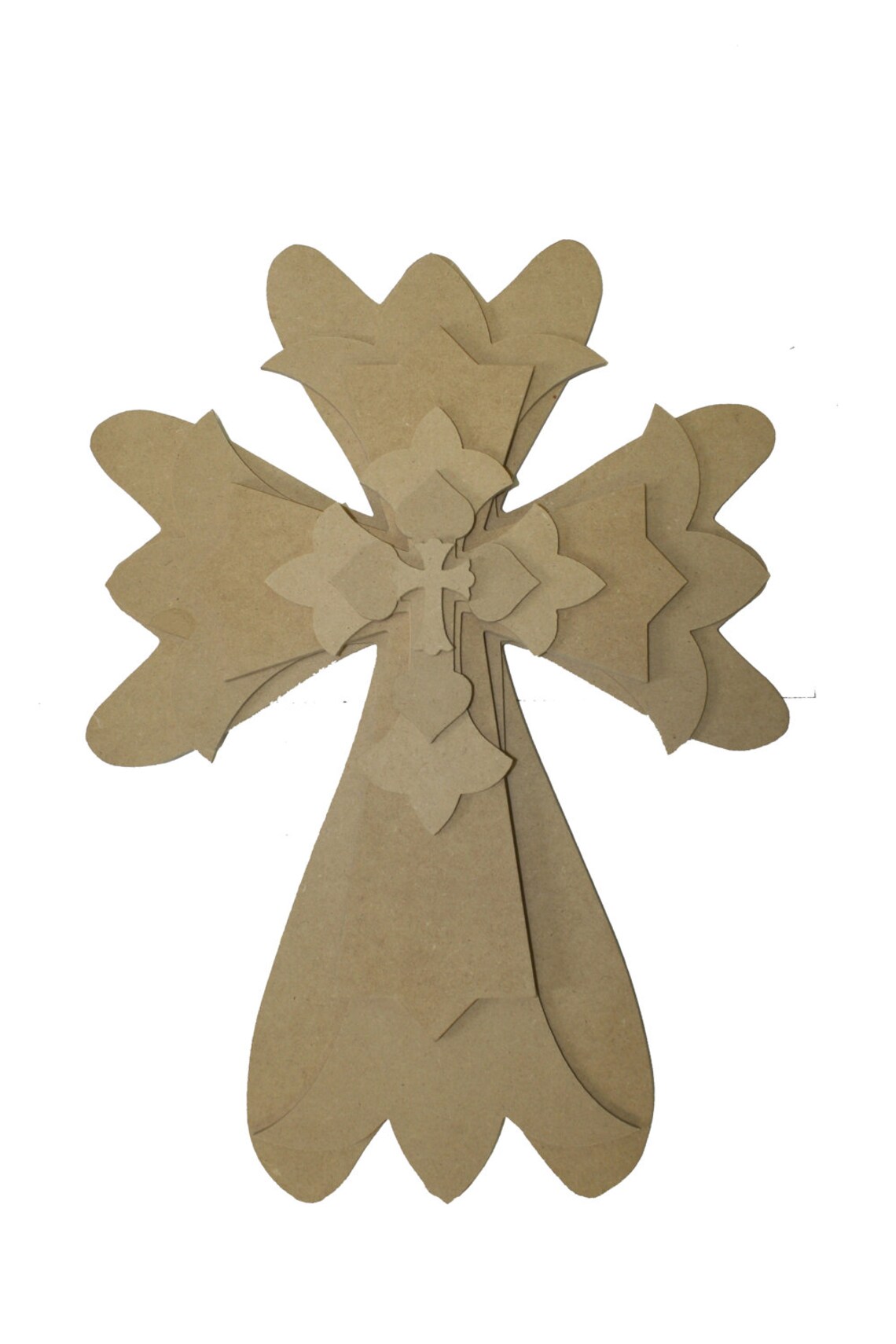 Wooden Unfinished Stackable Paintable Layered Stacked Cross - Etsy