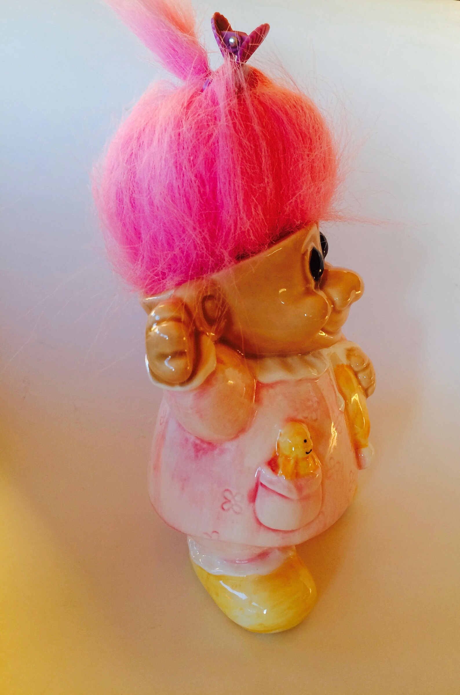 Vintage Troll Bank Good Luck Ceramic Russ Berrie Troll Doll | Etsy