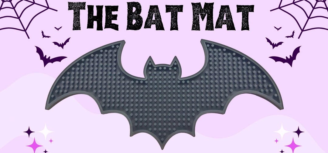 Bat Shaped Bar or Coffee Bar Mat - Etsy