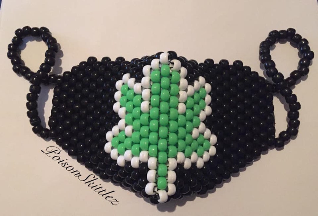 Weed Leaf Mask Kandi - Etsy