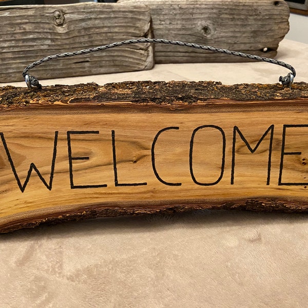 Wood Burned Sign - Etsy