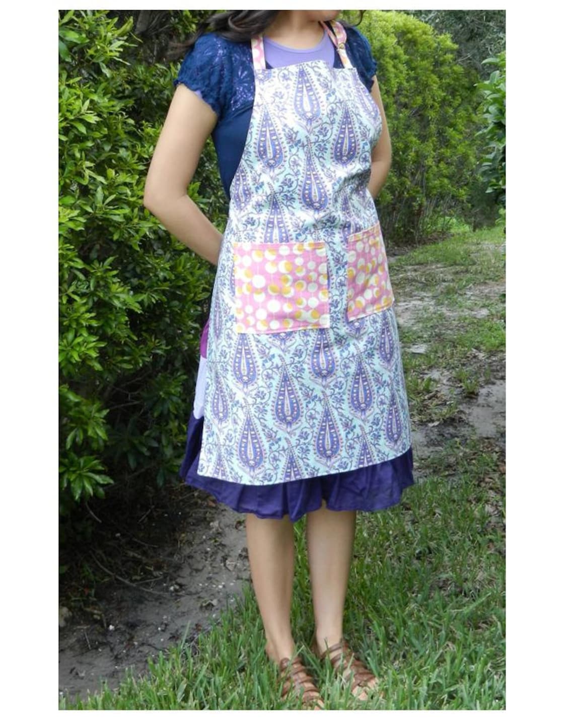 Favorite Kitchen Apron -- PDF Sewing Pattern -- One Size - Etsy