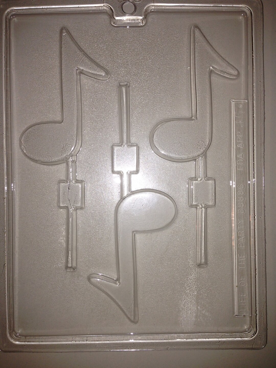 J5 - Chocolate Lollipop Mold - Music Notes - Etsy