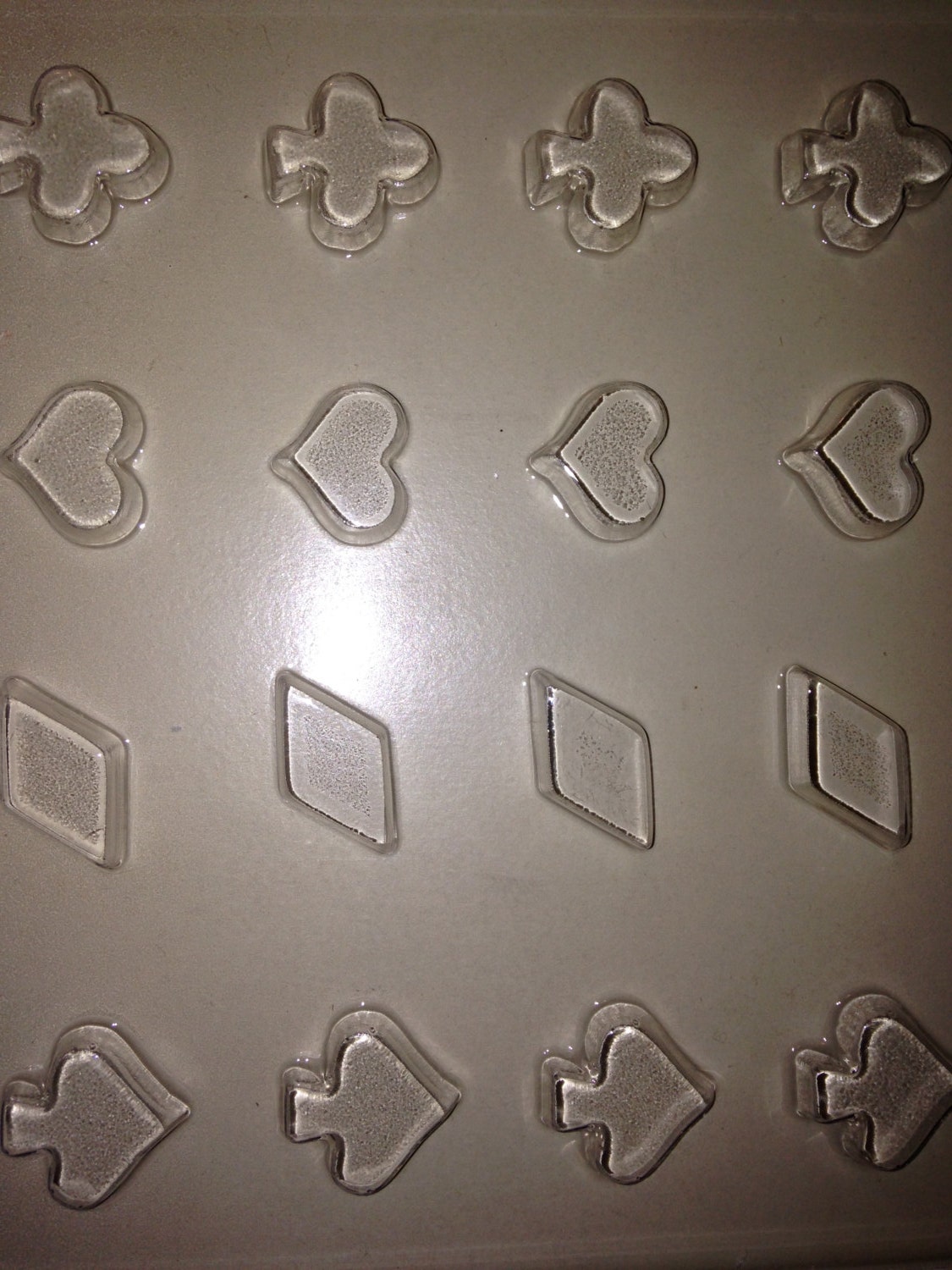 AO43 Chocolate Novelty Mold Playing Card Suits | Etsy