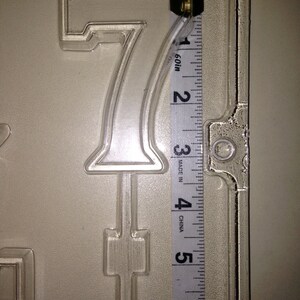 L56 - Chocolate Lollipop Mold - Number 7 - Etsy