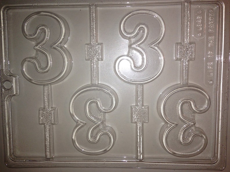 L48 Chocolate Lollipop Mold Number 3 | Etsy