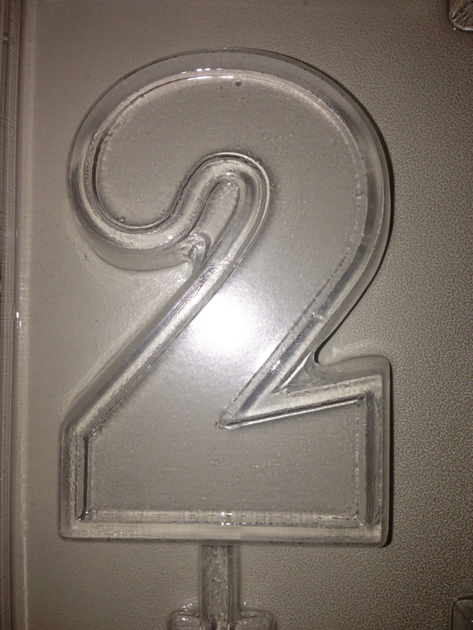 L47 - Chocolate Lollipop Mold - Number 2 - Etsy