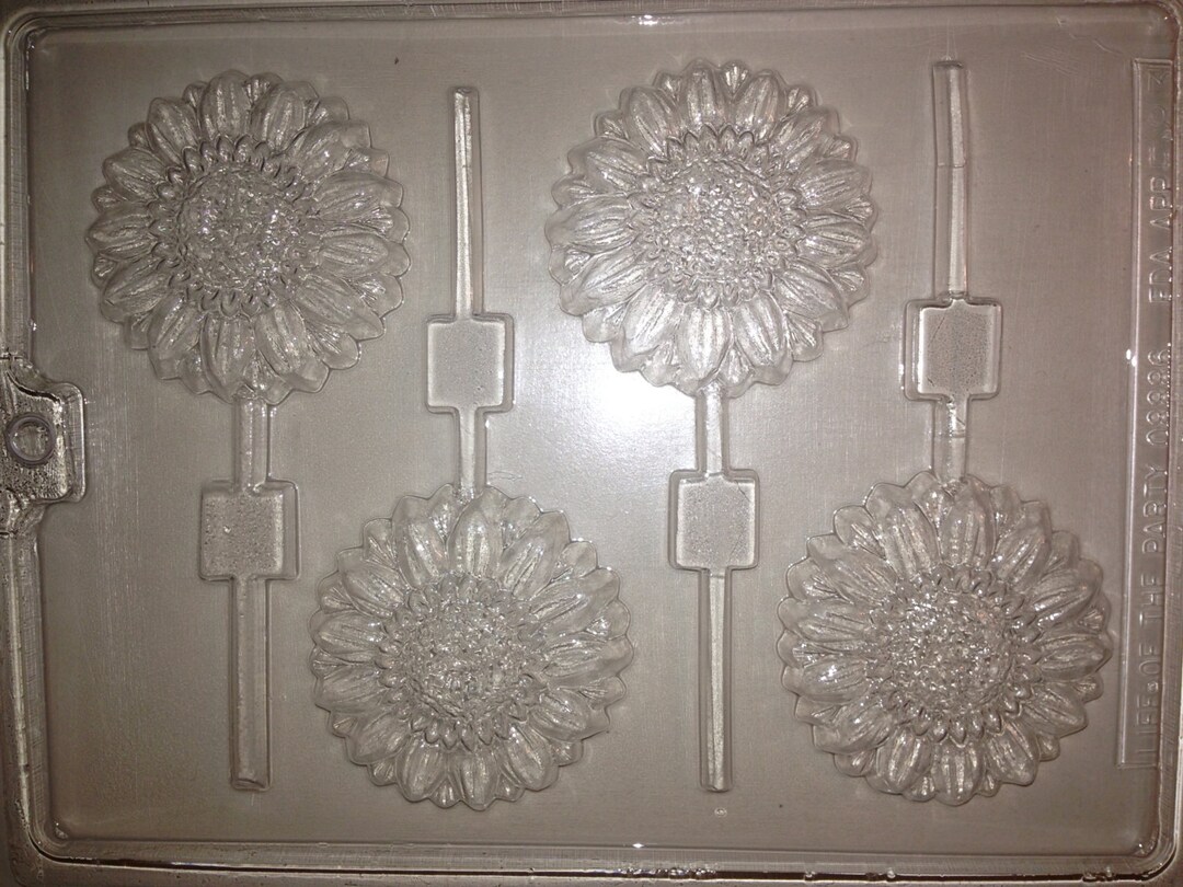 F83 - Chocolate Lollipop Mold - Sunflowers - Etsy