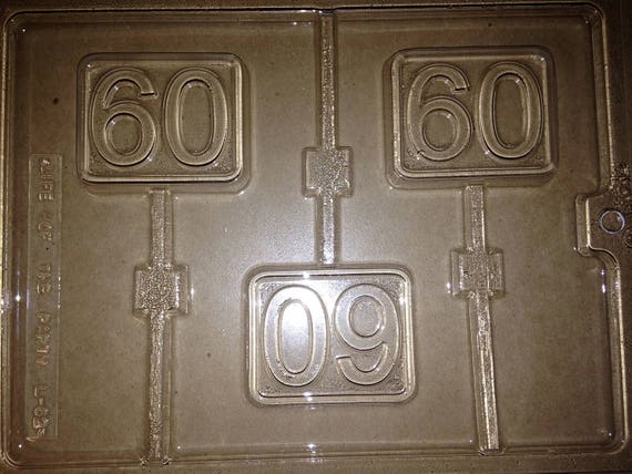 L62 Chocolate Lollipop Mold Number 60 - Etsy