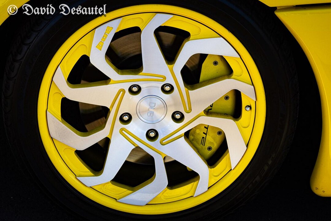 Classic Yellow Hot Rod Wheel - Etsy