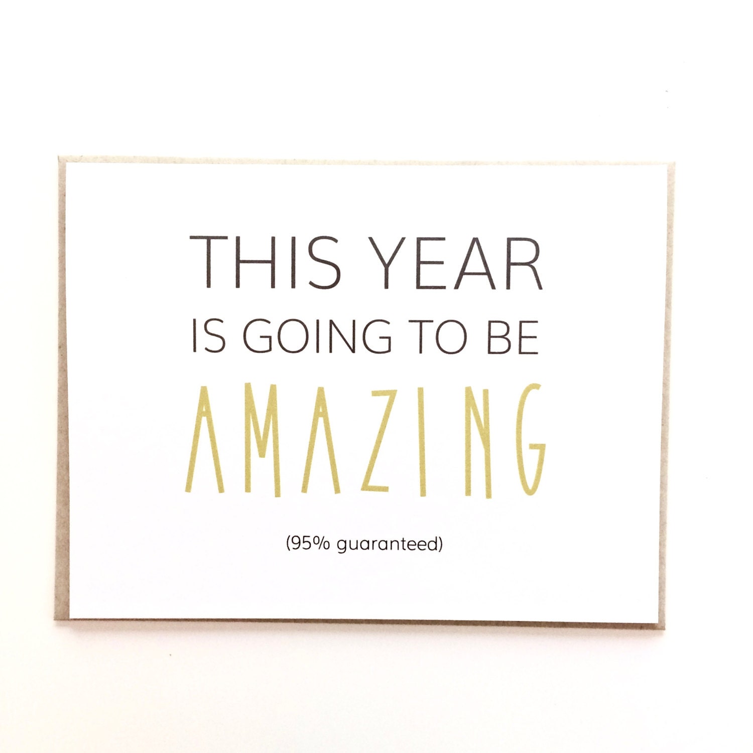 This Year is Going to Be Amazing. New Years Card. Funny New Year Card ...